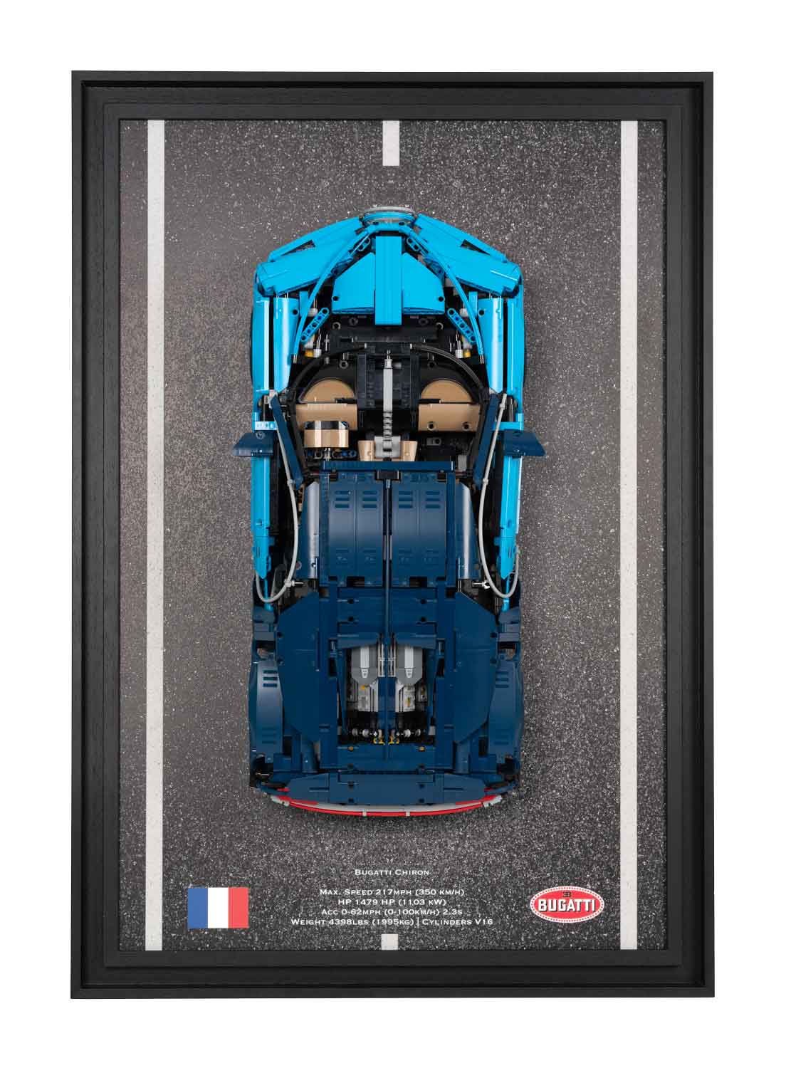 Lego Bugatti Chiron (42083) Deluxe Frame | Treasure It Forever